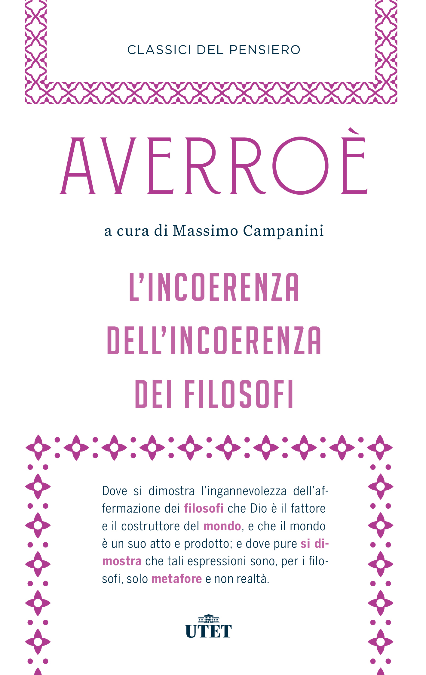 L'incoerenza dell'incoerenza dei filosofi di Averroè | Libri | De ...
